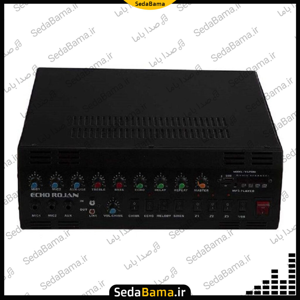 قیمت و خرید آمپلی فایر اهمی ولتی روژان مدل Rojan VL2500 | صدا باما
