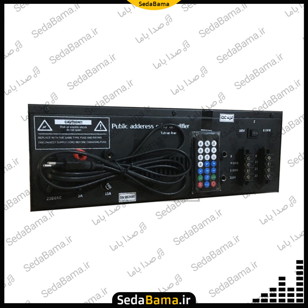 قیمت و خرید آمپلی فایر اهمی ولتی روژان مدل Rojan VL2500 | صدا باما