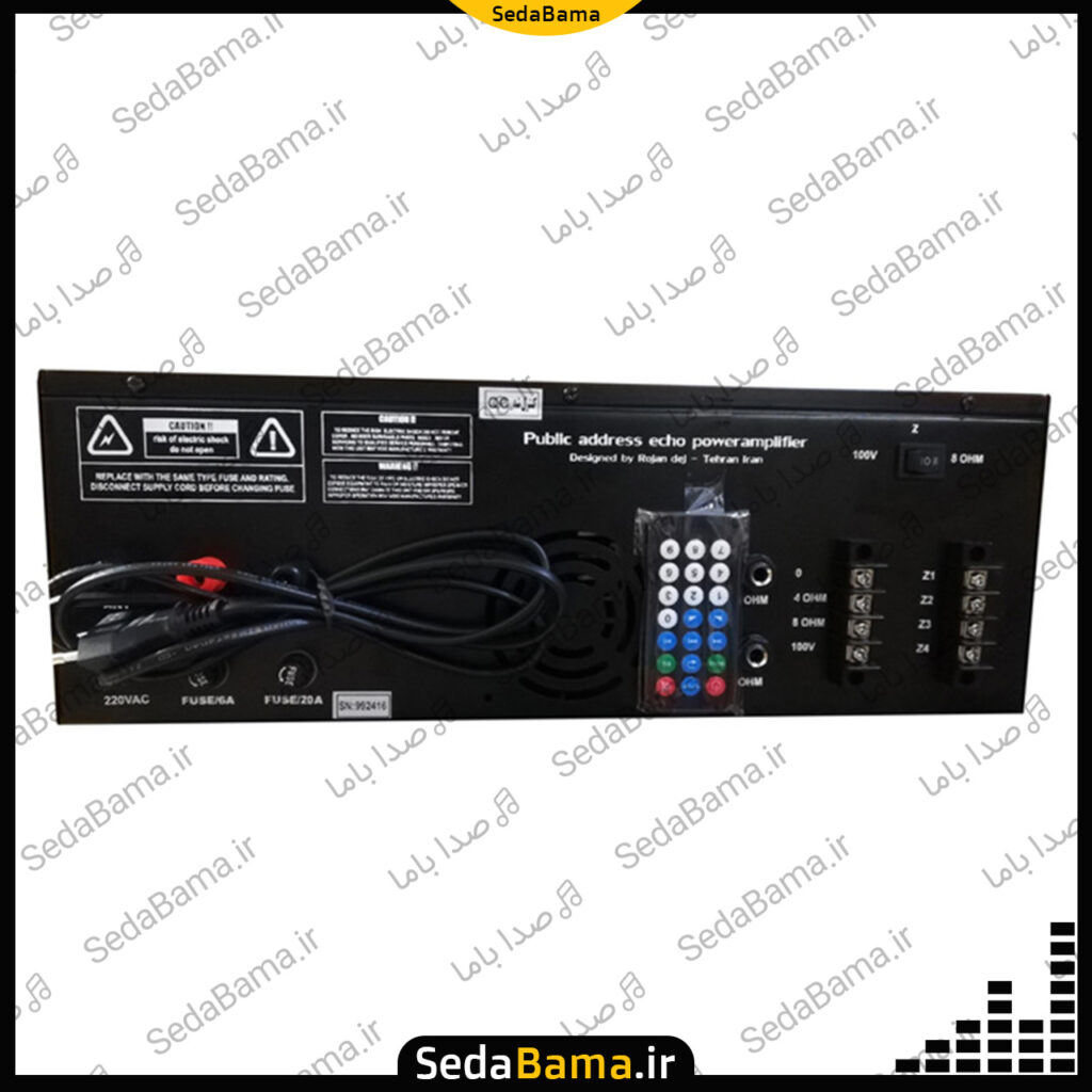 قیمت و خرید آمپلی فایر اهمی ولتی روژان مدل Rojan VL400 | صدا باما