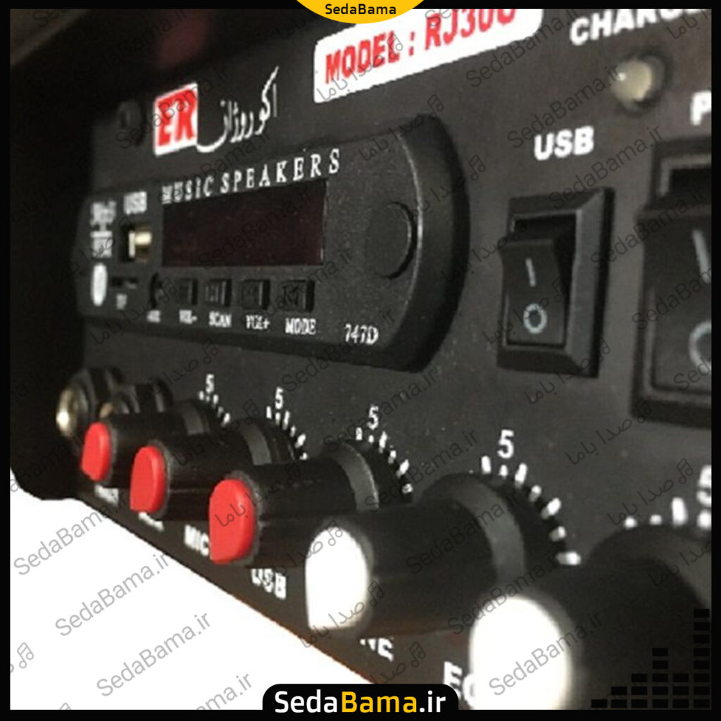 خرید اکو همراه شارژی روژان مدل RJ30U | صدا باما